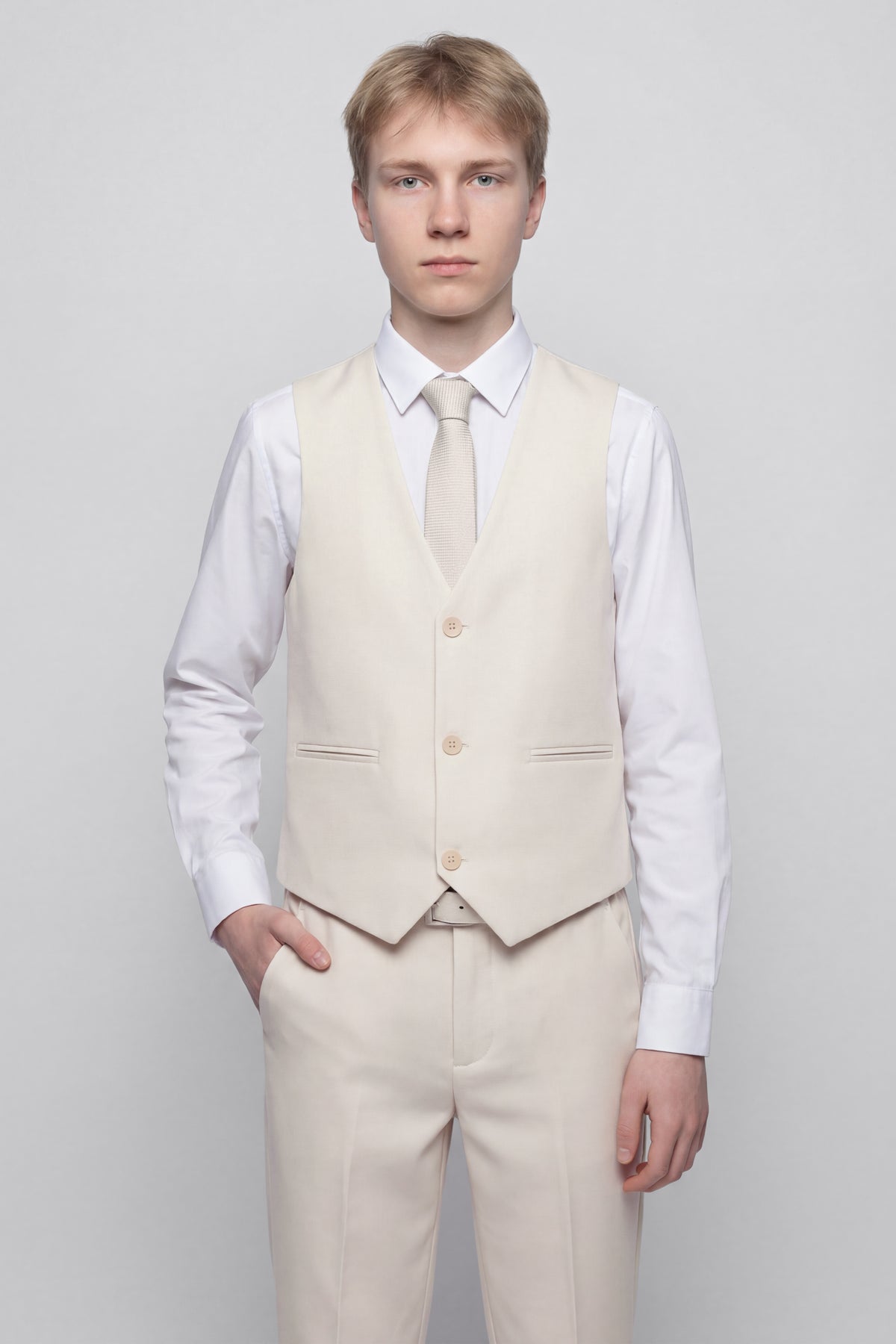 Textured 8 PC Communion Pageboy Wedding Suit | Sirri Boys’ Formalwear